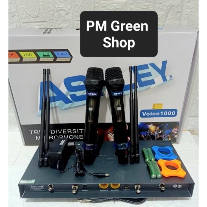 Jual Harga Miring Mic Wireless Ashley Original Bisa Ganti Frekwensi ...