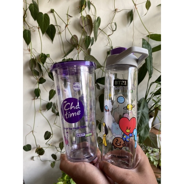 Jual Bt21 X Chatime Tumbler Bottle | Shopee Indonesia