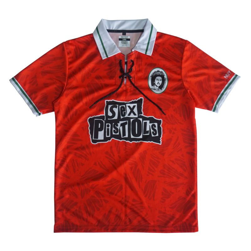 Jual Jersey Vintage Band Sex Pistols Red Printing Shopee Indonesia