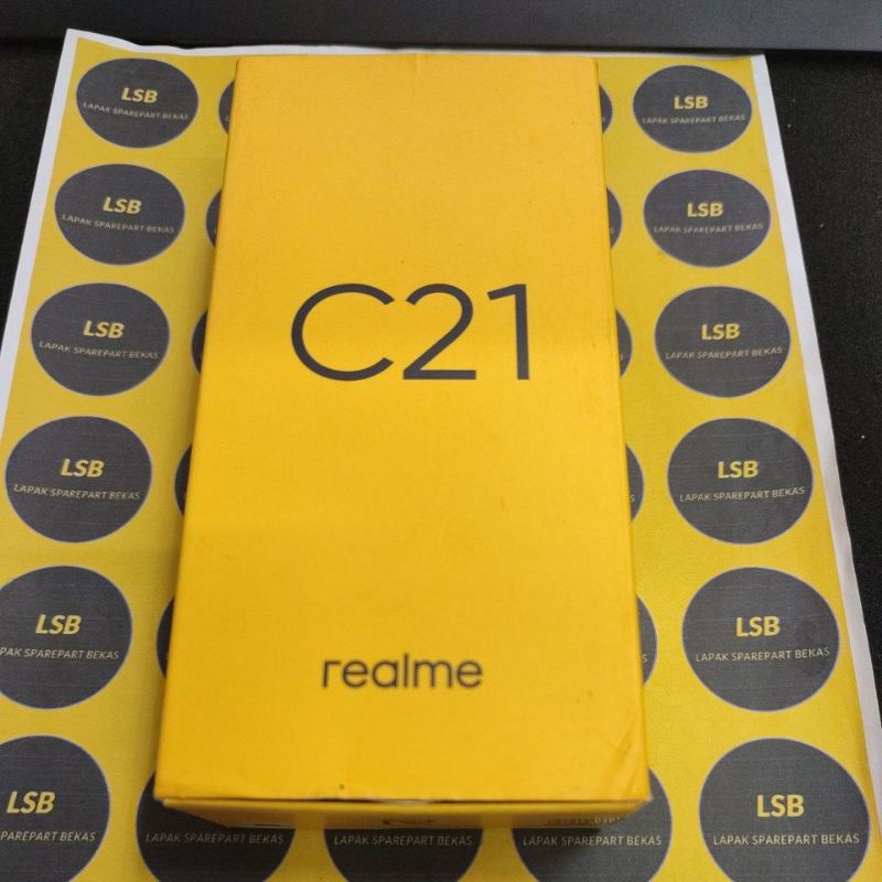 Jual DUS BOX HANDPHONE REALME C21 ORIGINAL BEKAS | Shopee Indonesia