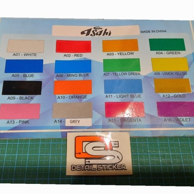 Jual STICKER STIKER ASAHI REFLECTIVE SCOTLIGHT ASAHI MEMANTULKAN CAHAYA ...