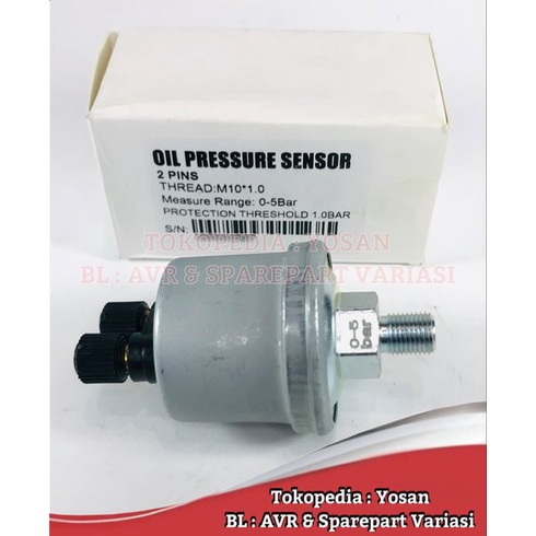 Jual Disc!! Sensor Tekanan Oli Switch Oli Vdo 5 Bar 2 Pins Drat 10Mm ...