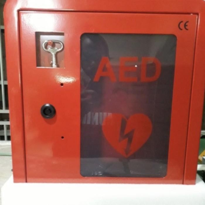Jual Kotak Aed Defibrilator Box With Alarm / Lemari AED Defibrilator ...