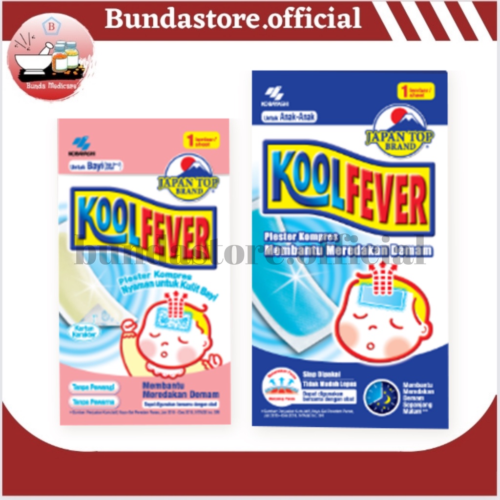 Jual Kool Fever - Plester Kompres Demam Koolfever Bayi / Anak 1 pcs | Shopee Indonesia