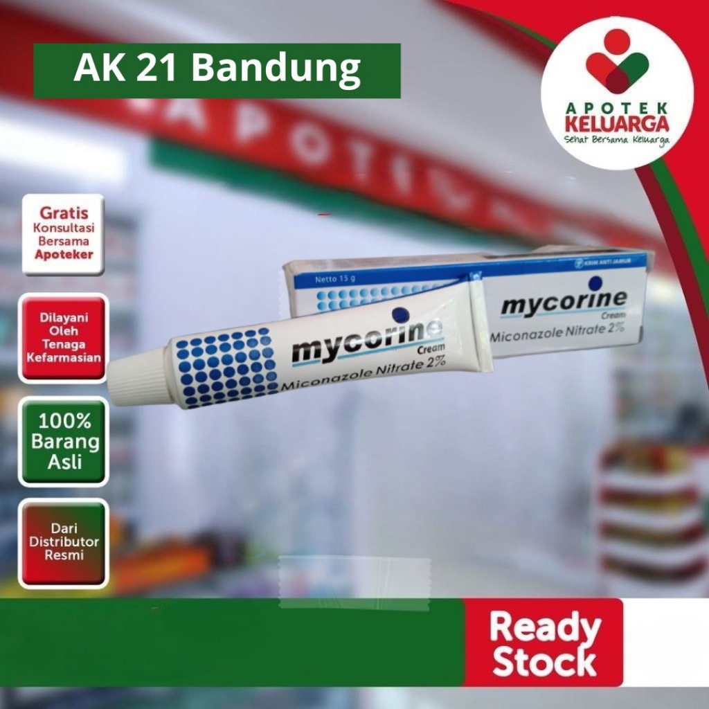 Jual Mycorine 2% Cream 15 g / Infeksi jamur pada kulit : Tinea Korporis ...