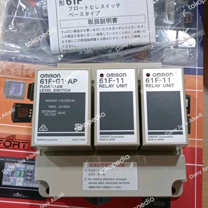 Jual Promo Wlc Omron 61F-G1-Ap Relay Unit 61F-11 Level Switch 61F G1 Ap ...