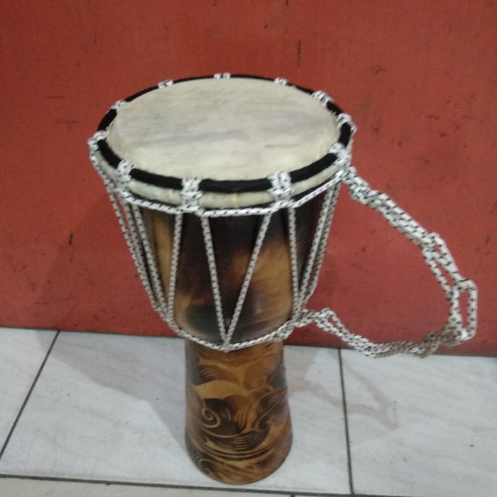 Jual Jimbe - Djembe Djimbe Jimbe Gendang Motif Ukir Panjang40Cm(Sk ...