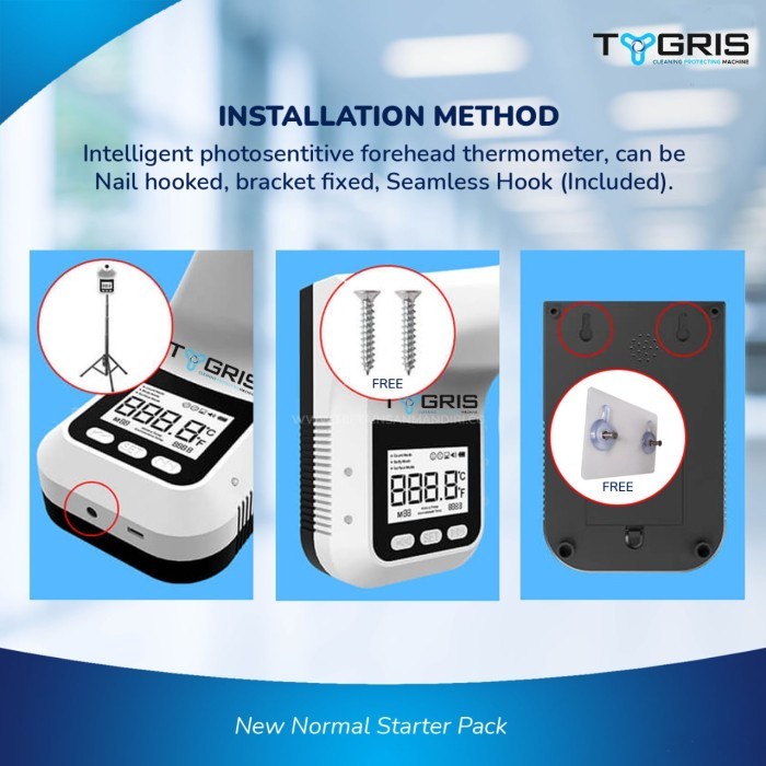 Jual Termometer Otomatis - Tygris K3 Pro New Generation Infrared ...