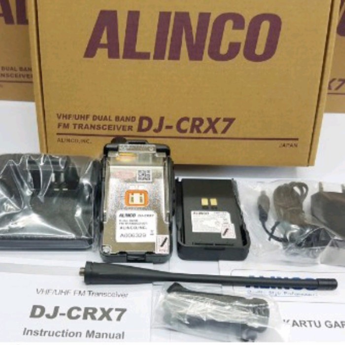 Jual HT ALINCO DJ-CRX7 DUALBAND - HT ALINCO DJ CRX 7 VHF / UHF ORIGINAL ...