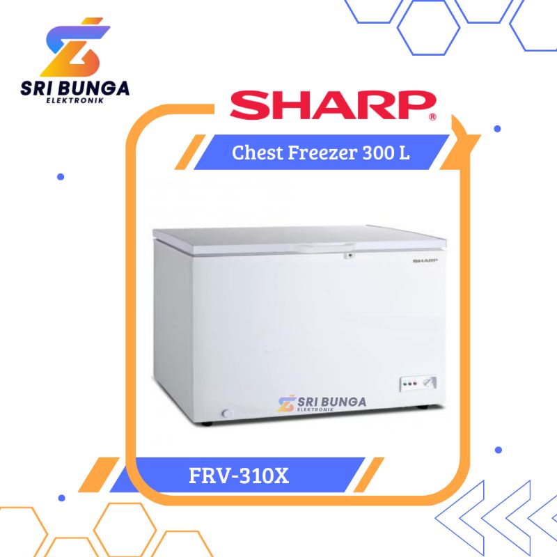 Jual Chest Freezer SHARP FRV 310 X Freezer Box 300 Liter | Shopee Indonesia