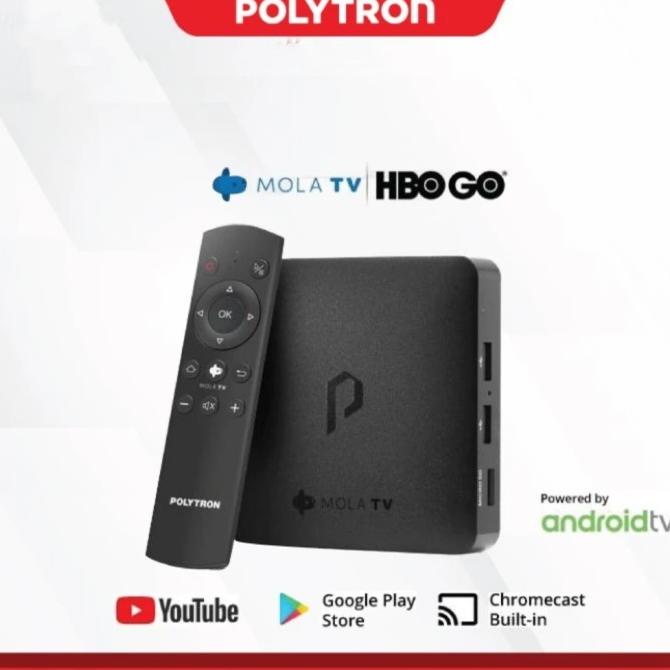 Jual Android tv box polytron pdb m11 mola tv streaming ori garansi ...