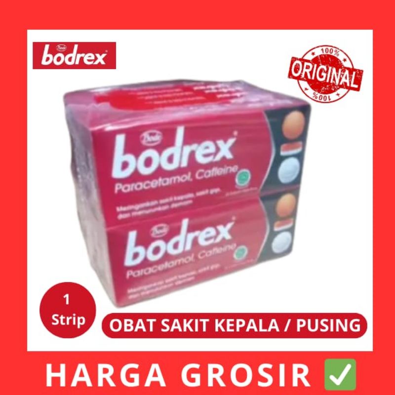 Jual BODREX TABLET 1 Ball 12 Box - Obat Sakit Kepala / Sakit Gigi ...