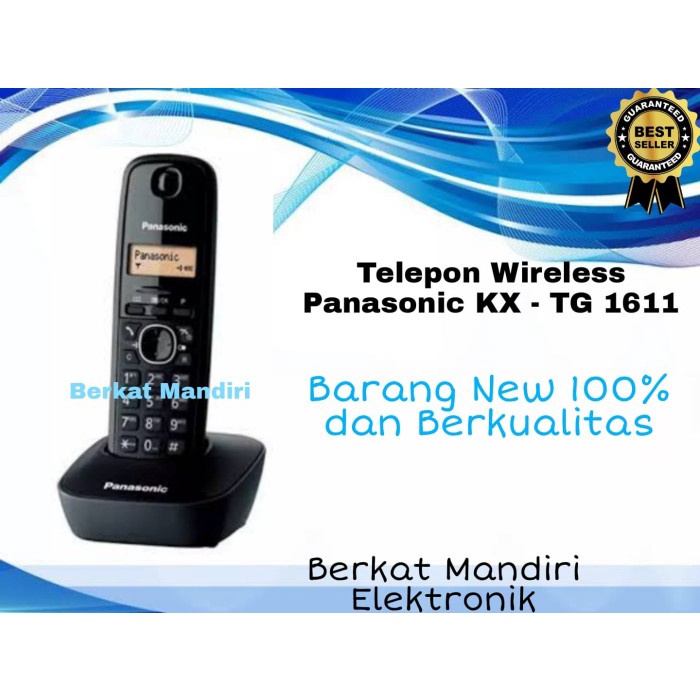 Jual Panasonic Kx-Tg1611 Telepon Wireless Panasonic Kx Tg1611 | Shopee Indonesia