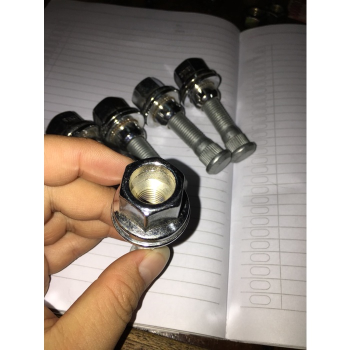 Jual 1 buah baut roda mur roda toyota kijang kapsul krista velg ...