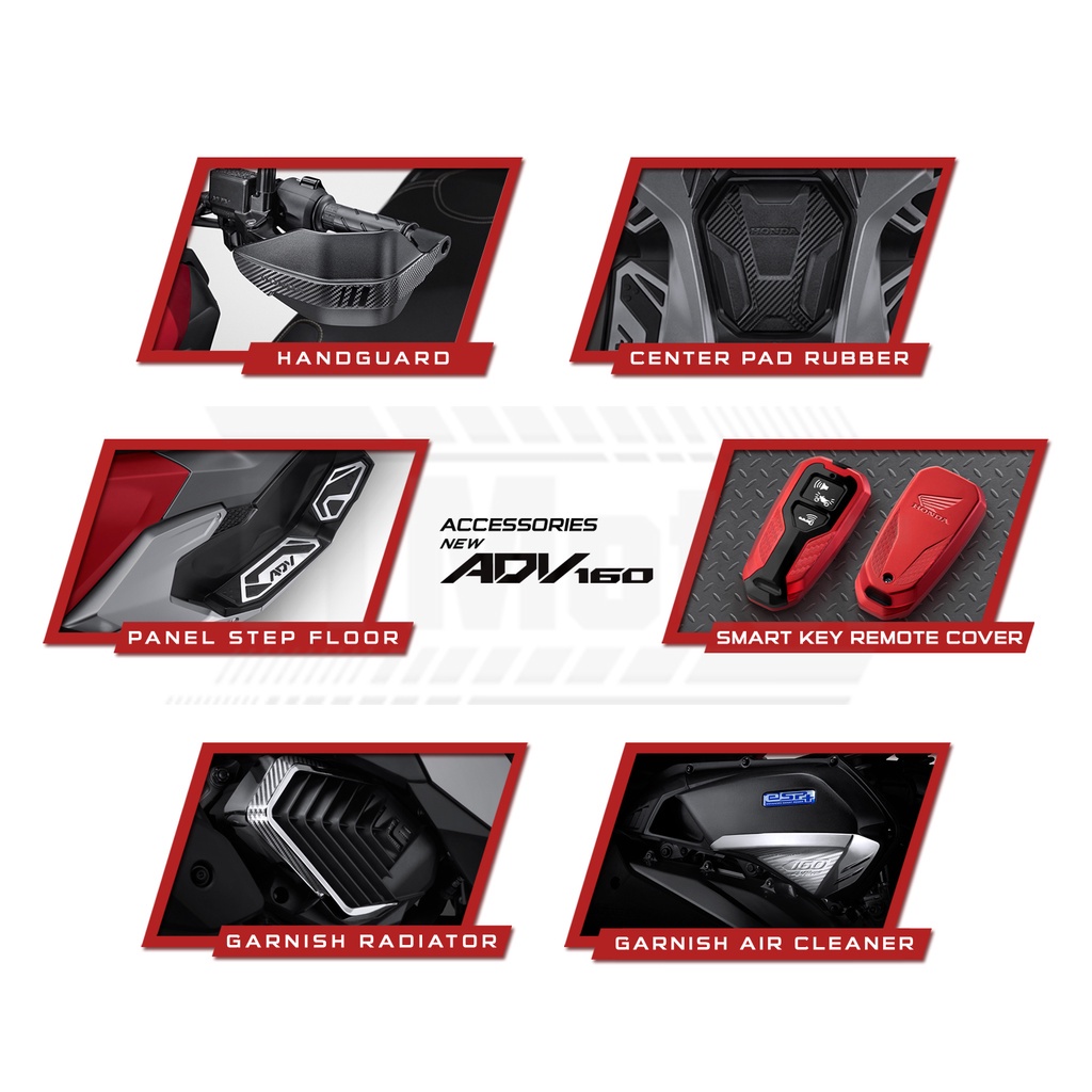 Jual ADV 160 - Honda ORI Paket Aksesoris Premium Komplit - 6 item ...