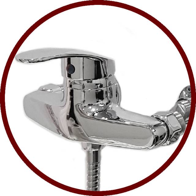 Jual Kran Shower Xer Body Only Panas Dingin Up Down Single Lever ...