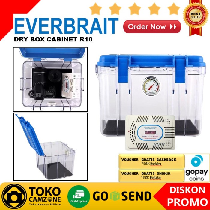 Jual Promo Everbrait Dry Box / Drybox / Dry Cabinet R10 (27 X 21 X 20Cm ...