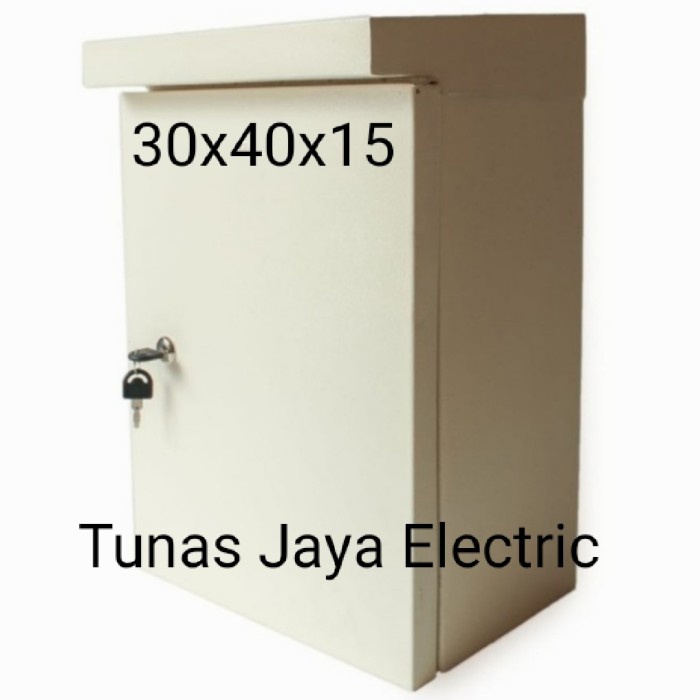 Jual Box Panel Listrik 30x40x15 Model Topi (Kunci Putar) | Shopee Indonesia