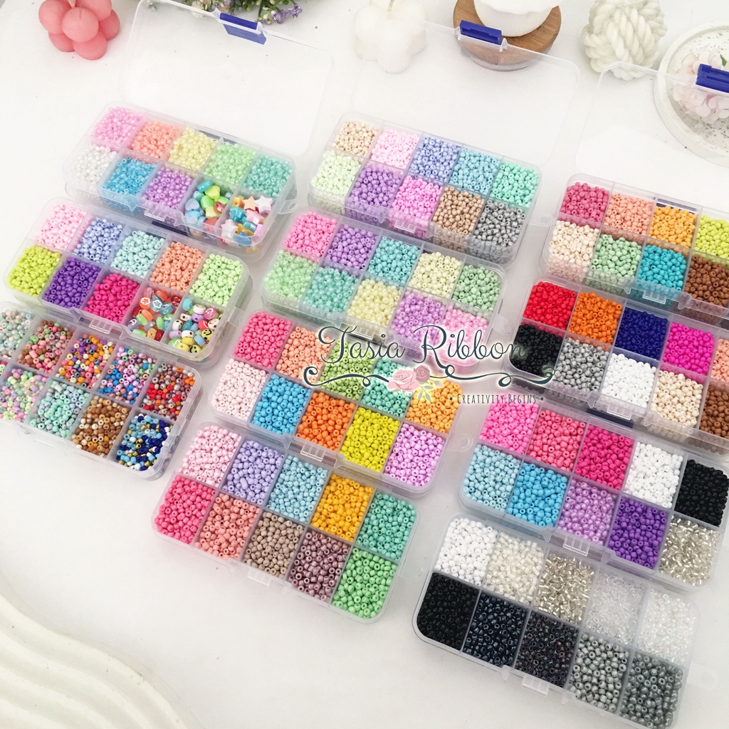 Jual PAKET DIY Mote Pasir in Box [Manik Payet Pasir / Manik KIT ...