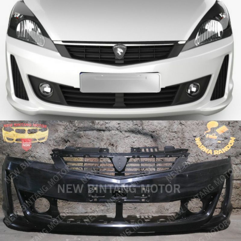 Jual Bumper depan proton exora star flx 2012 2015 original | Shopee ...