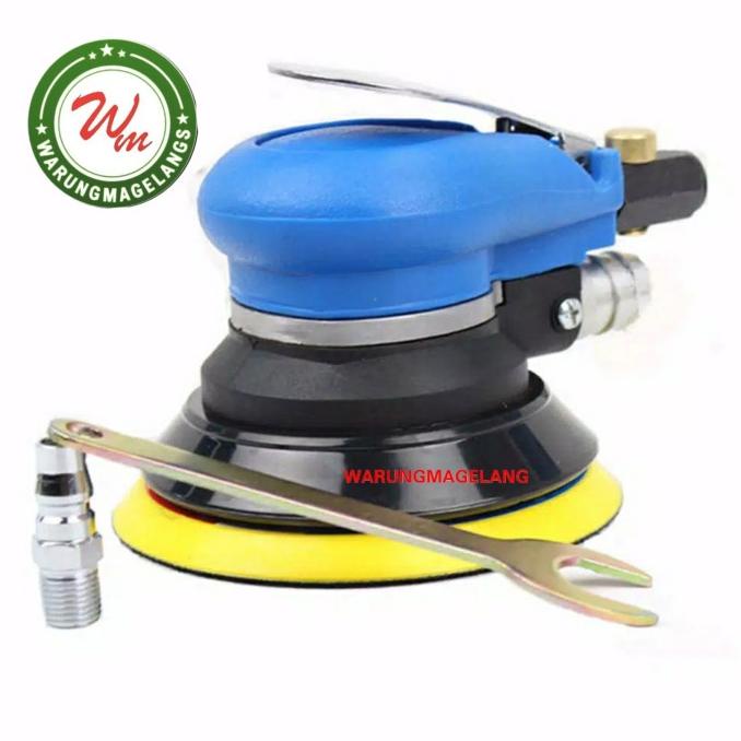 Jual fif Mesin Orbital Air Sander Palm 5 inch Amplas angin + selang ...