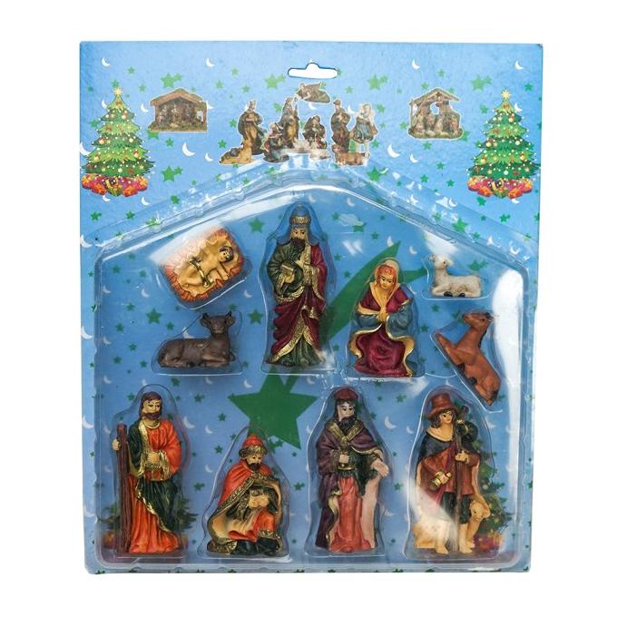 Jual Patung Set Natal Padat Kualitas 4-10cm Patung Rohani Kelahiran ...