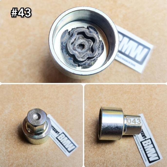 Jual Adaptor Adapter Kunci Baut Roda Ban Anti-Theft #43 BMW F Series ...