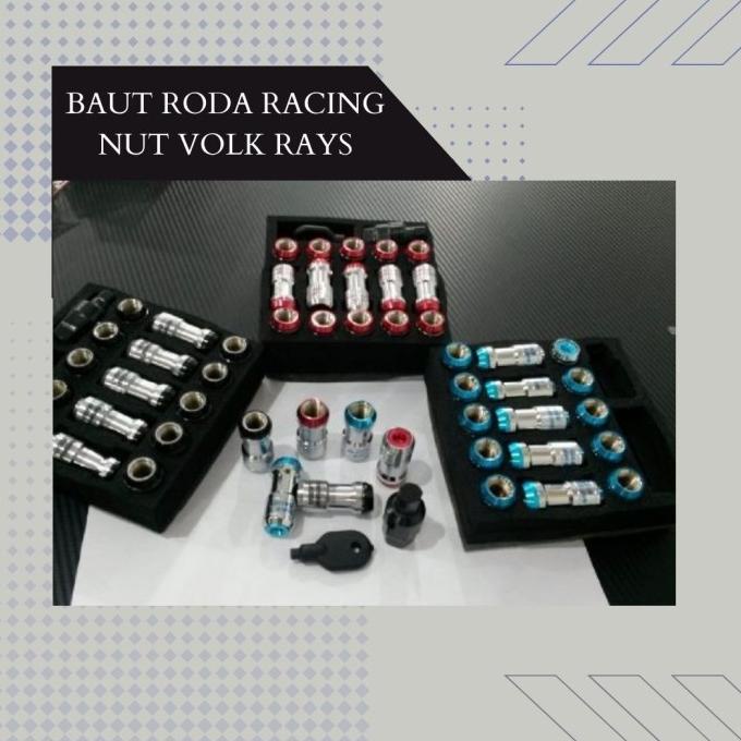 Jual Baut Roda Racing Nut Volk Rays Formula | Shopee Indonesia