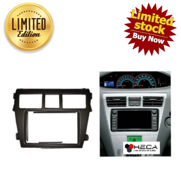 Jual Frame Head Unit Double Din Tape VIOS 2007-2012 / Limo Gen 2 (Black ...