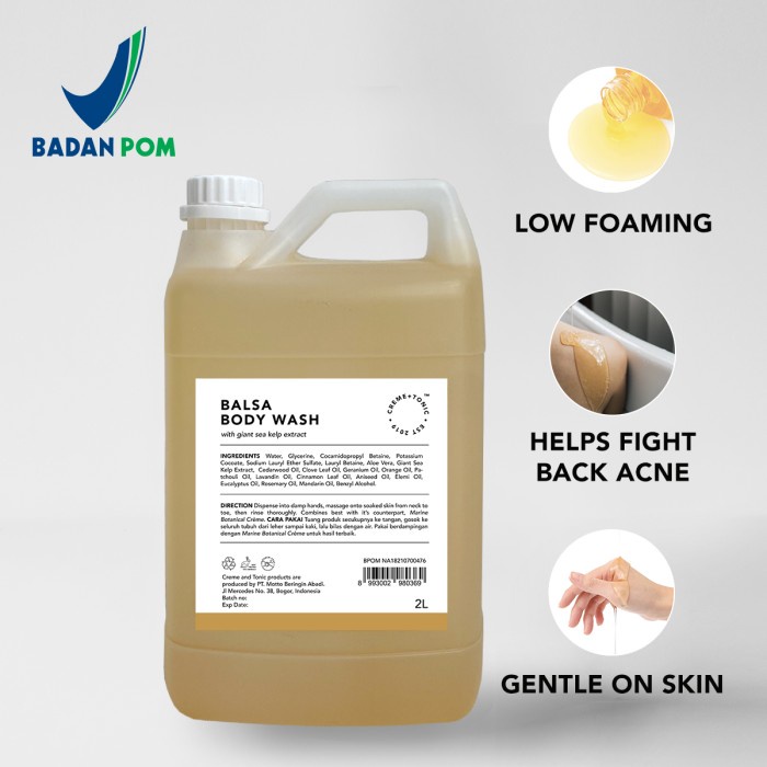 Jual Creme And Tonic Cleansing Body Wash 2000Ml (Refill) | Shopee Indonesia