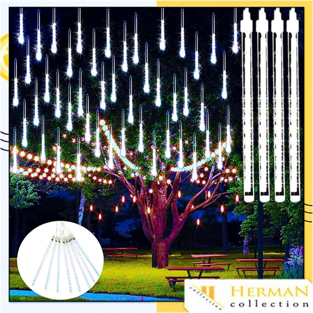 Jual HC Lampu Meteor LED isi 8 Tabung/45cm Lampu Meteor Set 8 Tubes 4 ...