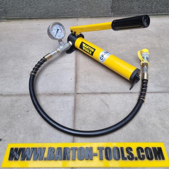 Jual Hydraulic Pump 400ml Pressure Gauge CP-180 Pompa Hidrolik 400cc Manual | Shopee Indonesia