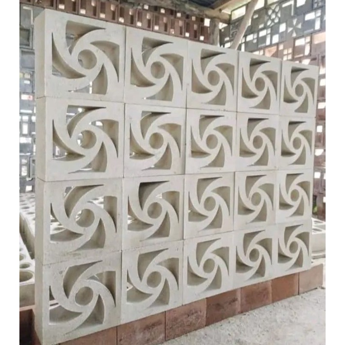 Jual Roster putih loster lubang angin pagar rumah aesthetic termurah ...