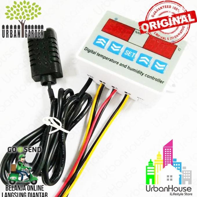 Jual Temperature Humidity Sensor Controller Automatic Thermo Hygro ...