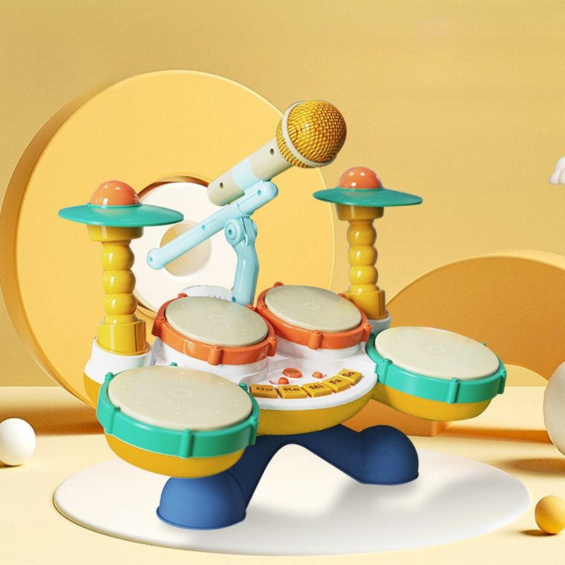 Jual Kit Drum Jazz Anak-anak, Instrumen Perkusi Latihan Set Drum ...