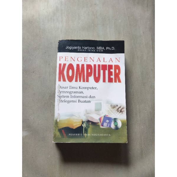 Jual Buku Komputer, Pengenalan KOMPUTER @Jogiyanto Hartono,MBA., Ph.D ...
