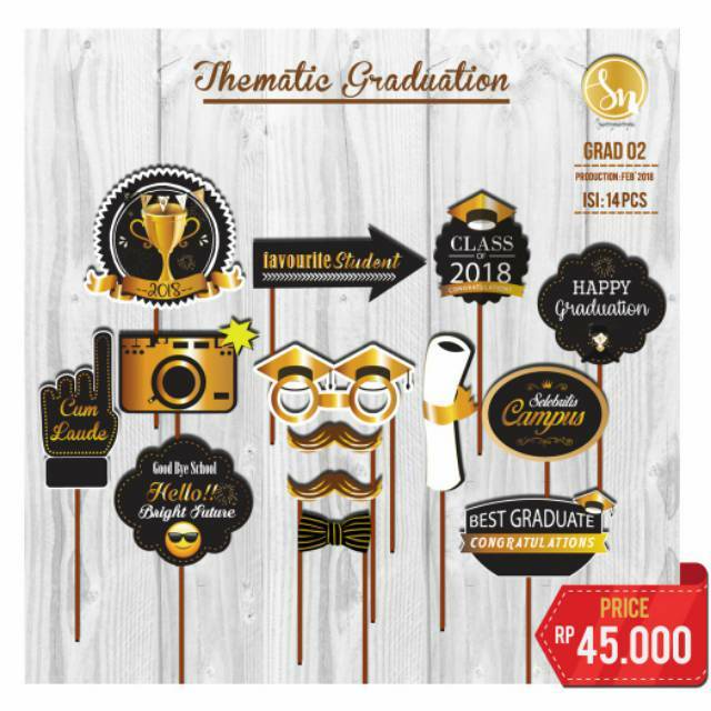 Jual Props Photobooth Graduations Grad02 Properti Foto Wisuda Property ...