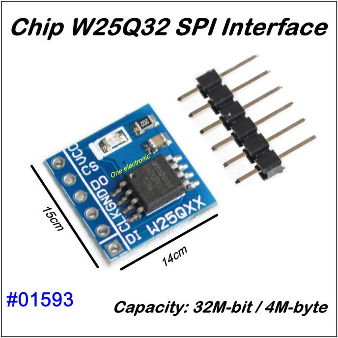 Jual """""] Module W25Q32 Serial Flash 32Mb Antarmuka SPI interface Memory eeprom | Shopee Indonesia