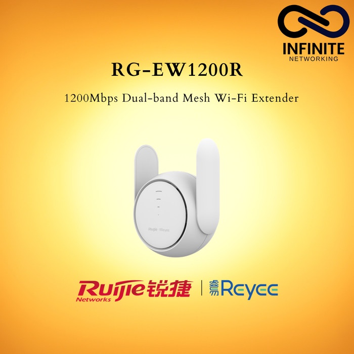 Jual Ruijie Rg Ew1200r 1200m Dual Band Mesh Wi Fi Extender Reyee