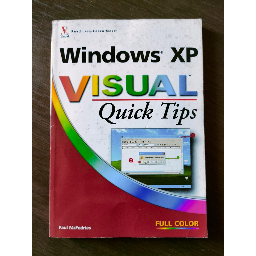 Jual BUKU KOMPUTER WINDOWS XP VISUAL QUICK TIPS | Shopee Indonesia