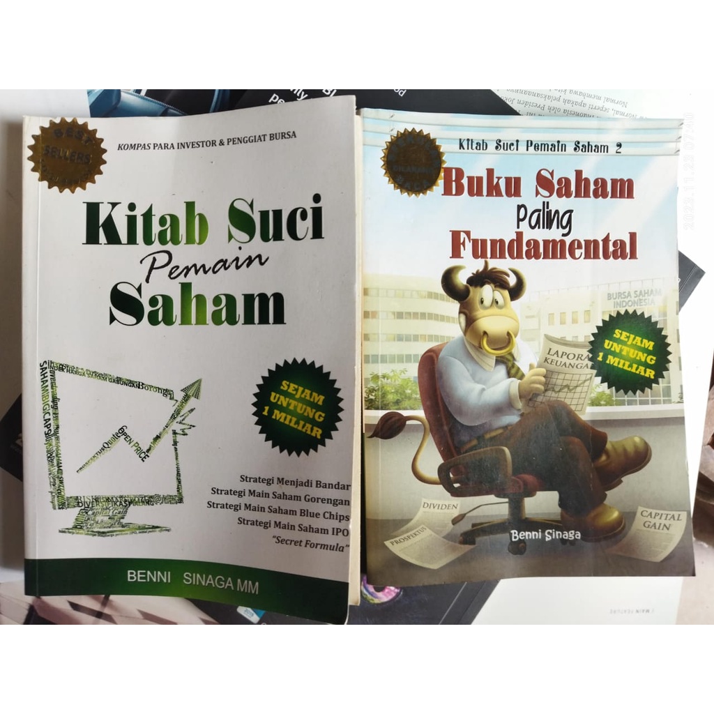 Jual Buku Bisnis KITAB SUCI PEMAIN SAHAM #1 & 2 | Shopee Indonesia