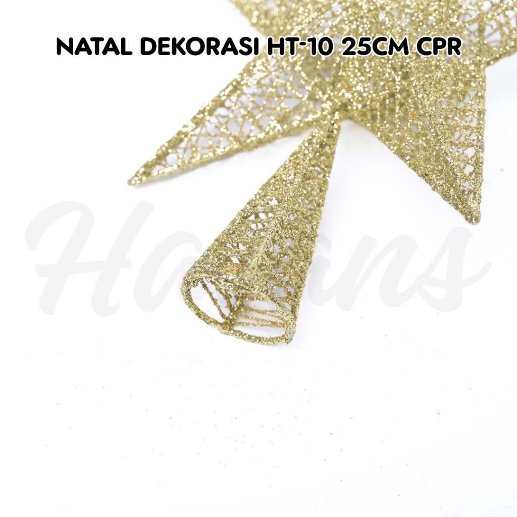 Jual Star / Dekorasi Bintang Hiasan Natal / Ornamen Aksess Natal ...