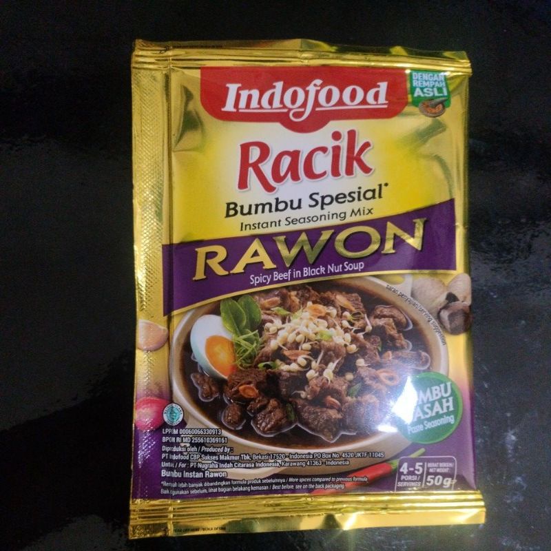Jual INDOFOOD RACIK RAWON 50G | Shopee Indonesia