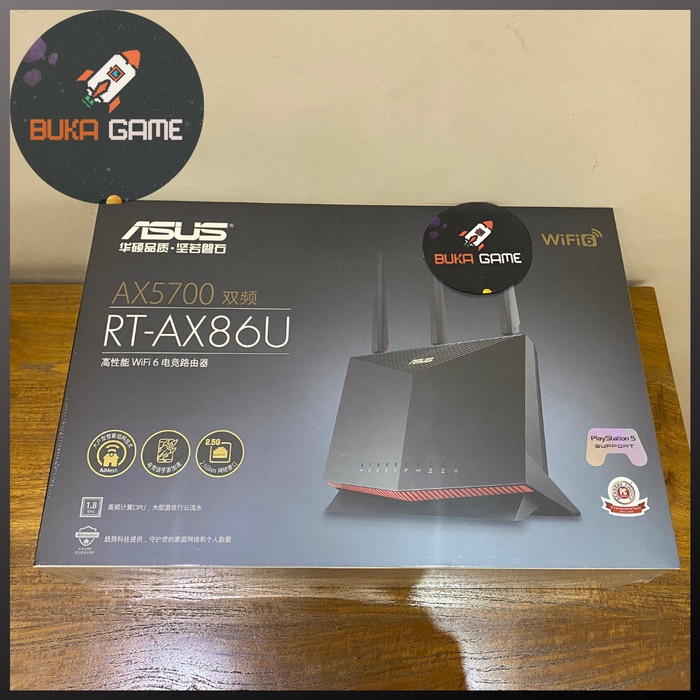 Jual ASUS RT-AX86U Dual Band 802.11ax Gaming Router Wi-Fi 6 AX5700M ...