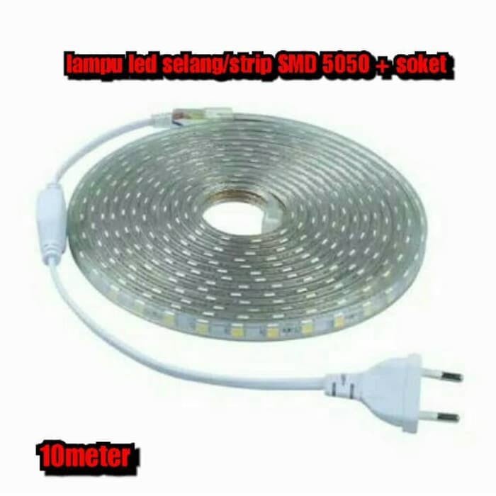 Jual led strep/led selang/led panjang/plafon panjang 10 meter + driver ...