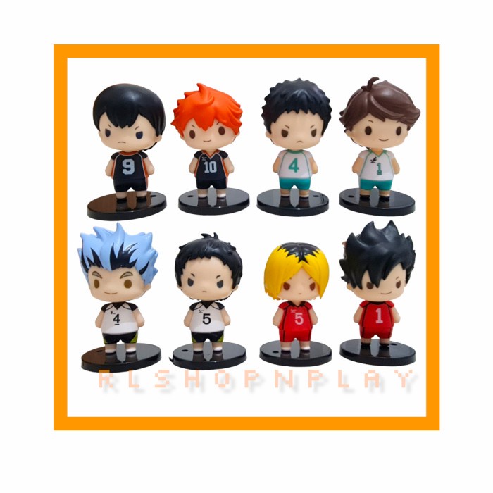 Jual Figure set Haikyuu Volley Hinata Shoyo Daichi Asahi Koshi -G6 ...