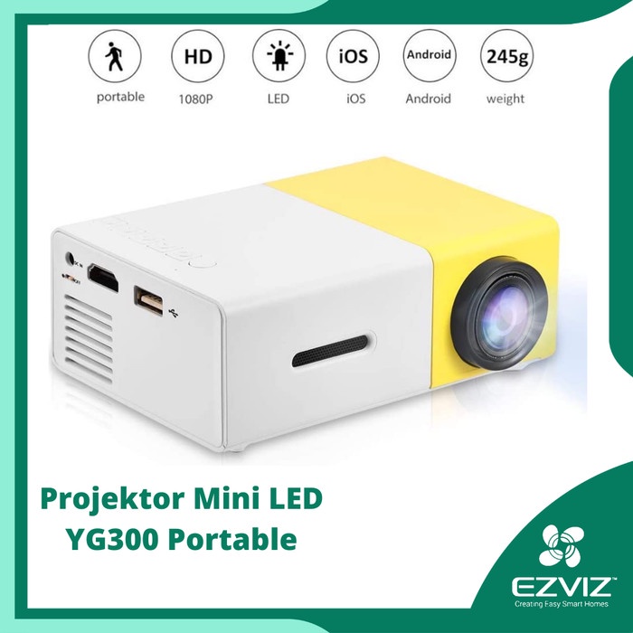 Jual Hawas Projektor Mini Led Yg300 Yg-300 Yg 300 Portable Proyector High Quality | Shopee Indonesia