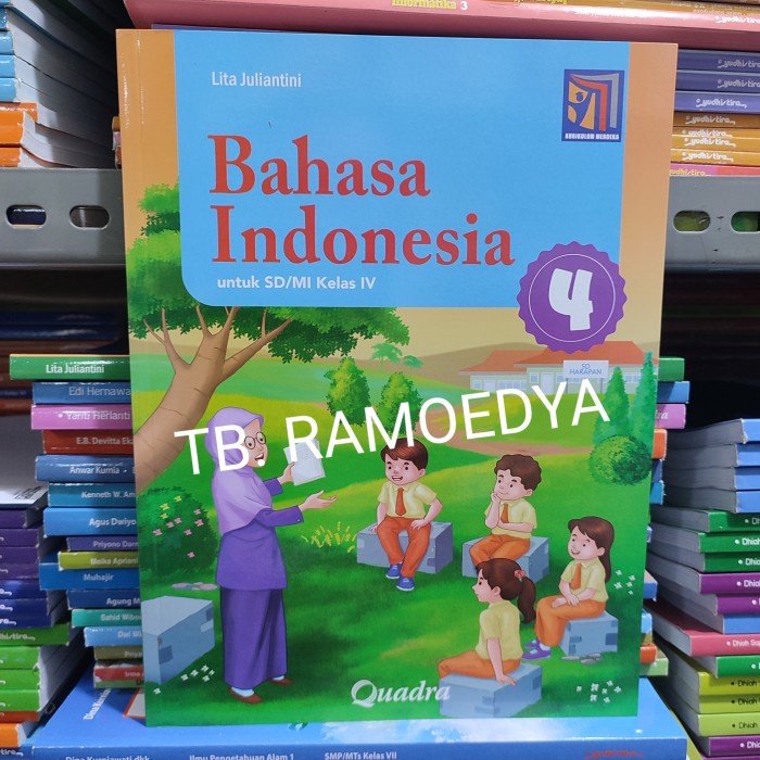 Jual Murah!! Buku Bahasa Indonesia SD/MI kelas IV Kurikulum Merdeka Quadra | Shopee Indonesia