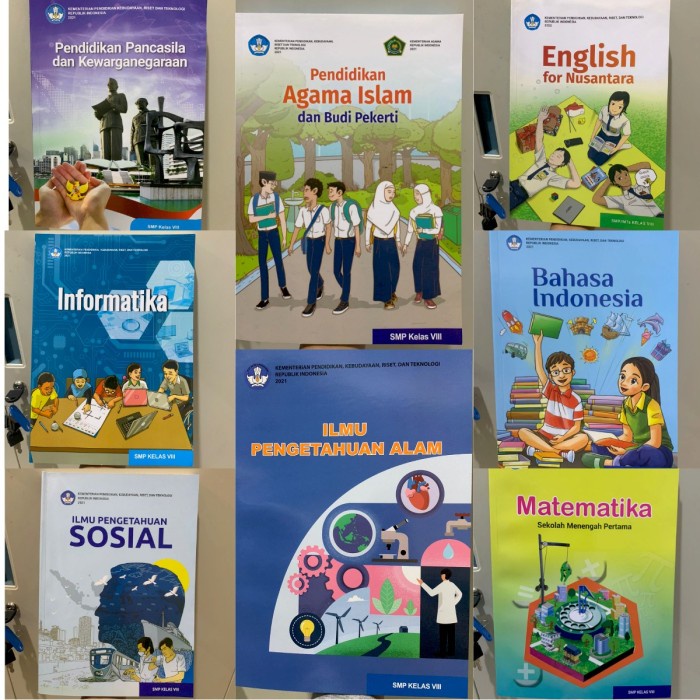 Jual Jual!! Buku Paket 1 Set SMP Kelas 8 Kurikulum Merdeka | Shopee Indonesia