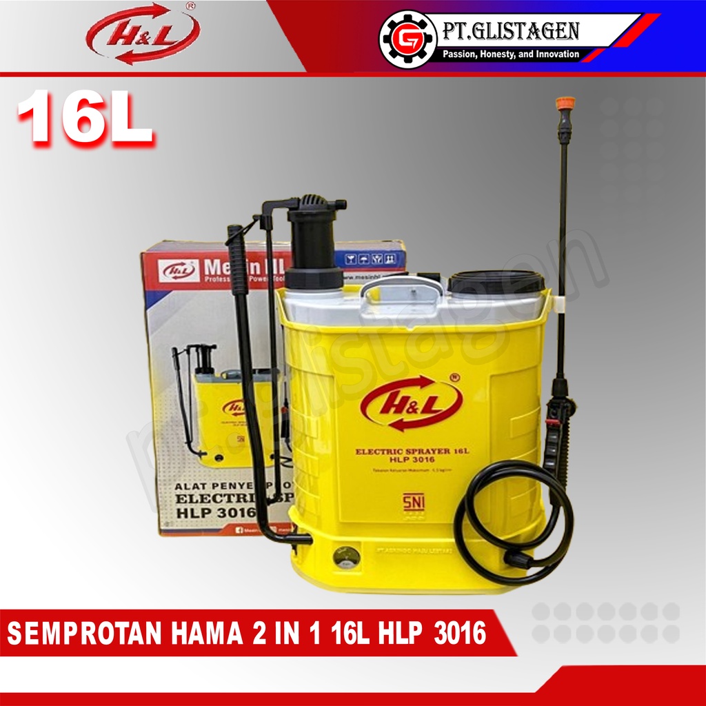 Jual HL HLP3016 Alat Semprotan Hama Knapsack 2in1 16 Liter SNI | Shopee Indonesia